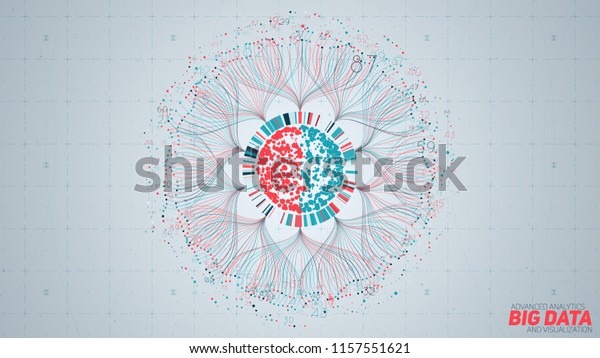 Big Data Circular Visualization Futuristic Infographic Stock Vector (Royalty Free) 1157551621 ...