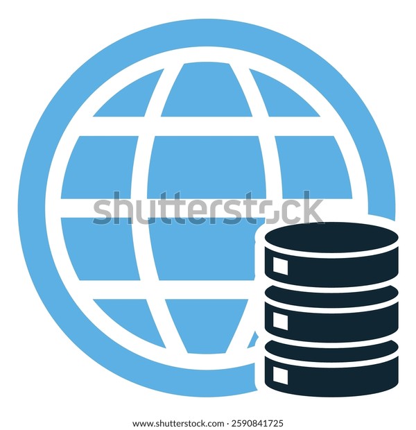 Big Data Icon Vector Representing Data Stock Vector Royalty Free 2590841725 Shutterstock