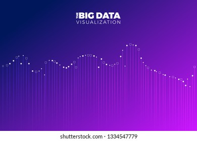 Big Data Visualization Visual Data Complexity Stock Vector (Royalty ...