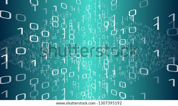 Binary Code Algorithm Machine Learning Digital 스톡 벡터(로열티 프리) 1307395192 ...