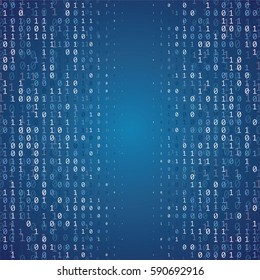 Binary Code Digital Technology Background: vector de stock (libre de regalías) 590692916 ...