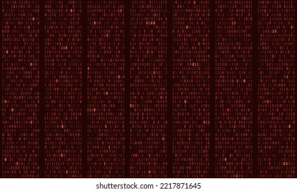 Binary Computer Code Cyber Background Constructed Stock Vector (Royalty Free) 2217871645 ...