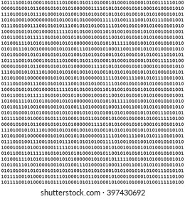 Binary Computer Code Vector Background Technology Stock Vector (Royalty ...