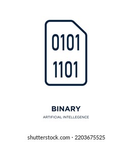 Binary Icon Artificial Intellegence Future Technology Stock Vector (Royalty Free) 2203675525 ...