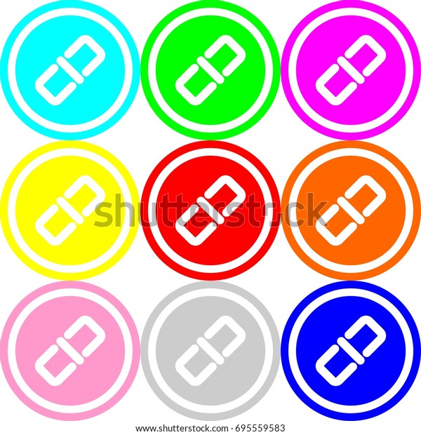 Binding Icon Circle Sign Design Different Stock Vector (Royalty Free ...