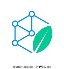 Biodegradable Polymers Green Vector Logo Icon Stock Vector (Royalty ...