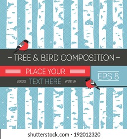 Birch Tree Template Stock Vector (Royalty Free) 192012320 | Shutterstock