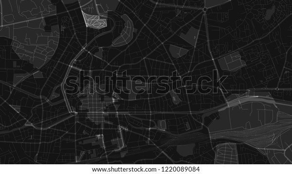 Black Light Map City Stock Vector (Royalty Free) 1220089084 | Shutterstock