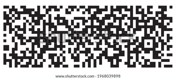 Black Qr Code Background Template Pixel Stock Vector (Royalty Free ...