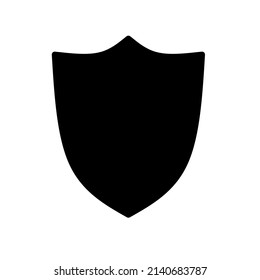 Black Shield Vector Simple Design Stock Vector (Royalty Free ...