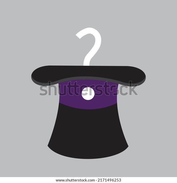 Black Top Hat Question Mark Vector: เวกเตอร์สต็อก (ปลอดค่าลิขสิทธิ์ ...