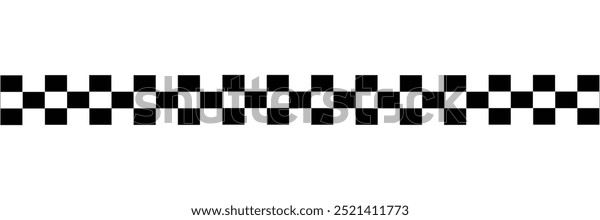 Black White Checkered Rectangular Frame Square Stock Vector (Royalty ...