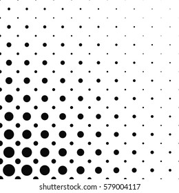 Abstract Monochrome Dot Pattern Background Design Stock Vector (Royalty Free) 570774595 ...