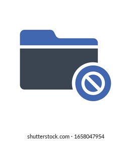 Block Folder Icon Vector Graphics Stock Vector (Royalty Free ...