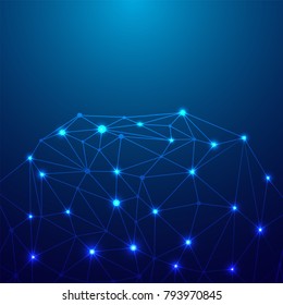 Blockchain Network Concept Distributed Ledger Computer Stock Vector (Royalty Free) 793970845 ...