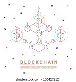 Blockchain Vector Concept Stock Vector (Royalty Free) 1064272124 ...
