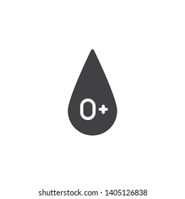 Blood Type 0 Plus Vector Icon Stock Vector (Royalty Free) 1405126838 ...
