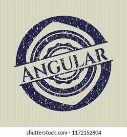 Blue Angular Rubber Seal Stock Vector (Royalty Free) 1172152804 ...