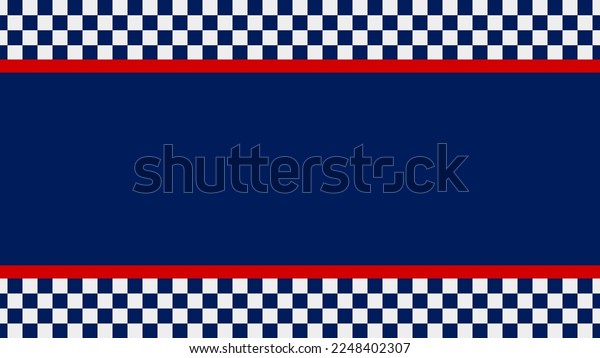 Blue Background Checkered Pattern Isolated On Stock Vector (Royalty ...