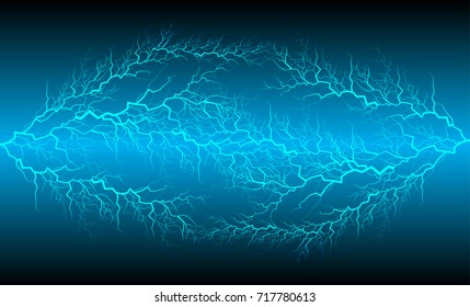 Blue Bolt Vector Thunderbolt Stock Vector (Royalty Free) 717780613 ...