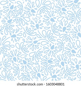 Vintage Floral Seamless Pattern Vector Seamless Stock Vector (Royalty ...