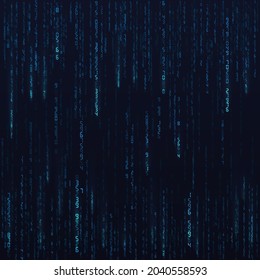 Blue Hex Random Data Stream Matrix Stock Vector (Royalty Free) 2040558593 | Shutterstock