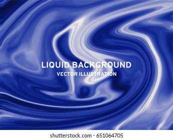 Abstract Blue Fluid Wave On Dark Stock Vector (Royalty Free) 2248303667 ...