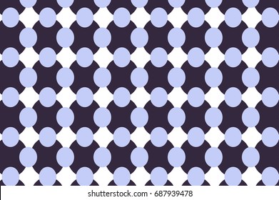 Blue Molecule Tile Pattern Stock Vector (Royalty Free) 687939478 ...