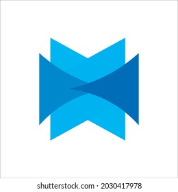 Blue Rectangular Logo Gradation Stock Vector (Royalty Free) 2030417978 ...