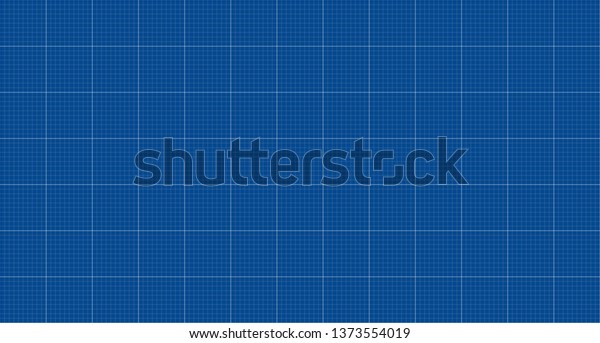 Blue Square Grid Backdrop Blueprint Vector Stock Vector (Royalty Free ...