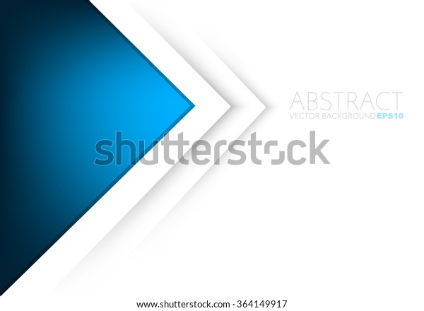 Blue Triangle Vector Background Arrow Angle Stock Vector (Royalty Free ...