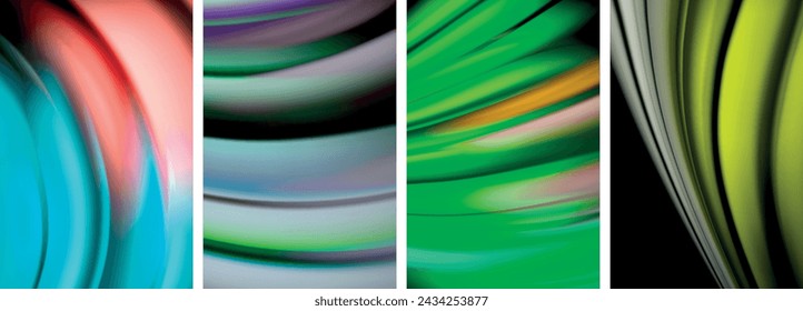 Blurred Color Line Backgrounds Vector Illustration Stock Vector ...