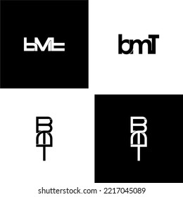 Bmt Initial Letter Monogram Logo Design Stock Vector (Royalty Free ...