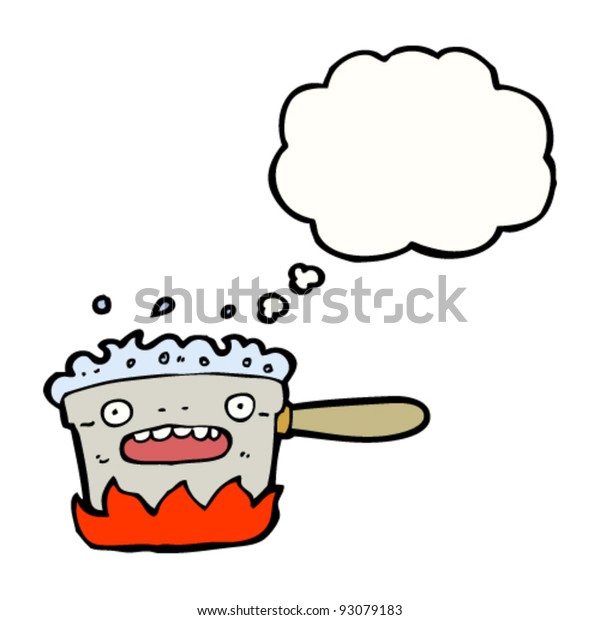 Boiling Pan Cartoon Character Stock Vector (Royalty Free) 93079183 ...