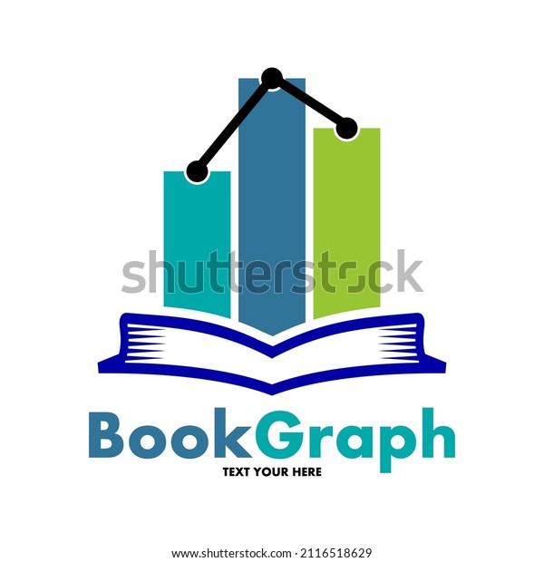 Book Graph Stats Vector Logo Template Stock Vector (Royalty Free ...