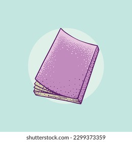 Book Illustrations Drawn Using Pointillism Technique Stock Vector ...