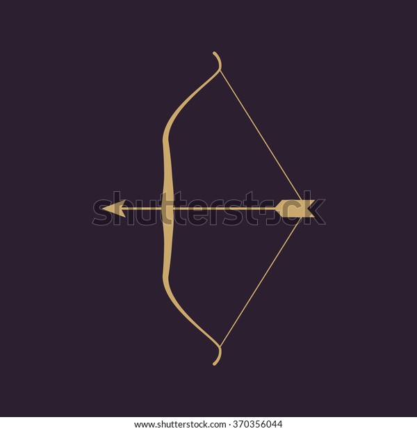Bow Icon Bow Symbol Flat Vector Stock Vector (Royalty Free) 370356044 ...