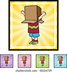 Box Boy Stock Vector (Royalty Free) 50222503 | Shutterstock