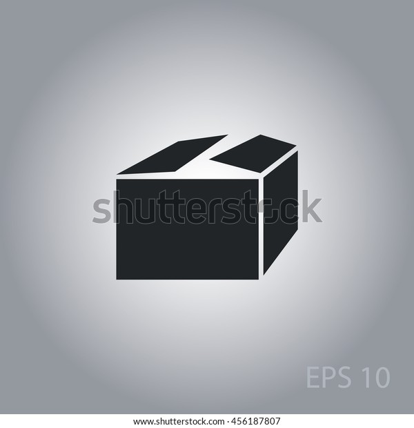 Box Packaging Sign Vector Icon Stock Vector (Royalty Free) 456187807 ...