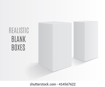 Grey Box Template Isolated Your Design Stock Vector (Royalty Free ...
