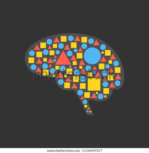 Brain Power Vector Illustration Stock Vector (Royalty Free) 1116645317 ...