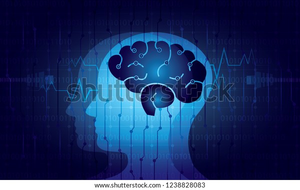 Brainwashed Vectortechnology Background Stock Vector (Royalty Free ...