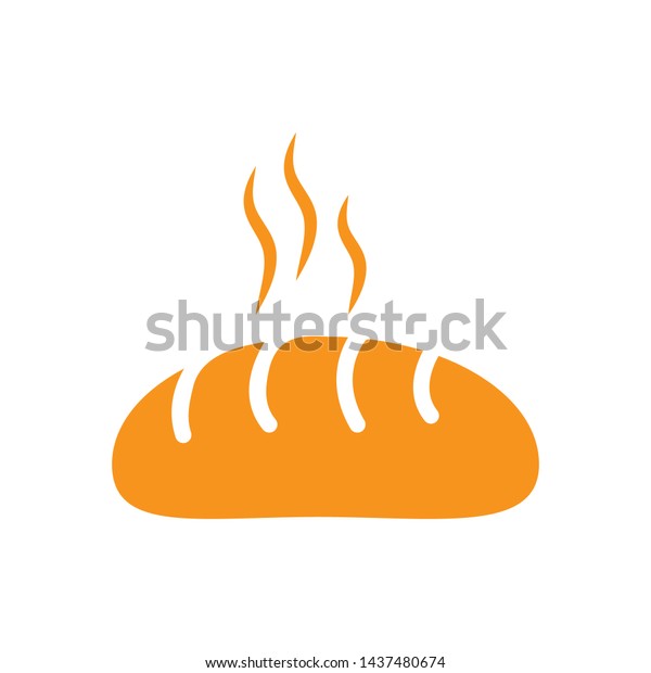 Bread Icon Logo Vector Design Template Stock Vector (Royalty Free ...