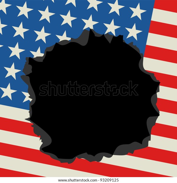 Broken Flag Stock Vector (Royalty Free) 93209125 | Shutterstock