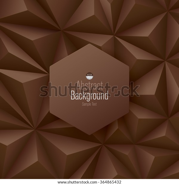 Brown Abstract Background Vector Can Be Stock Vector (Royalty Free ...