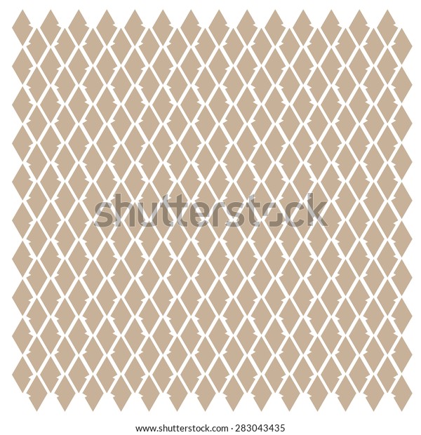 Brown Diamond Pattern Aligned Stock Vector (Royalty Free) 283043435 ...