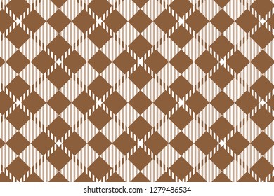 Brown Gingham Pattern Texture Rhombus Plaid Stock Vector (Royalty Free ...