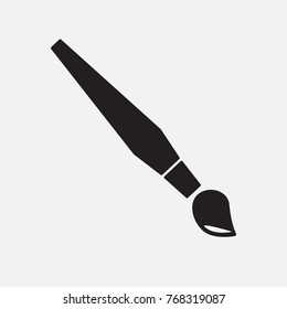 Brush Drawing Icon Illustration Stock Vector (Royalty Free) 1085489543 ...