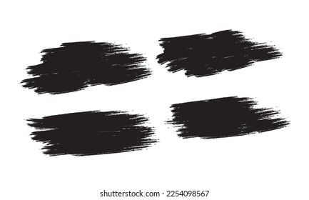 Brush Effect Black Brush Vector Brush Stock Vector (Royalty Free ...