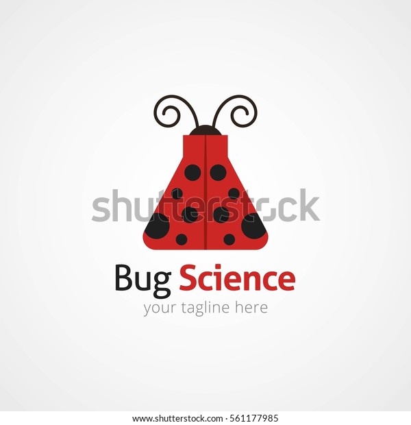 Bug Science Logo Design Vector Flat Stock Vector (Royalty Free ...